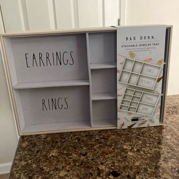 Rae Dunn | Storage & Organization | New Rae Dunn Stackable Jewelry Tray ...